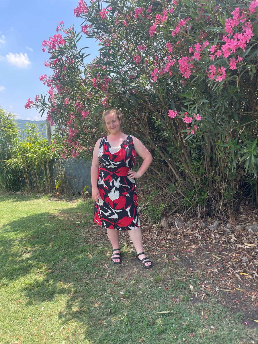 Wairata Warbrick - Mā, Whero & Pango Dress – Ahu Boutique